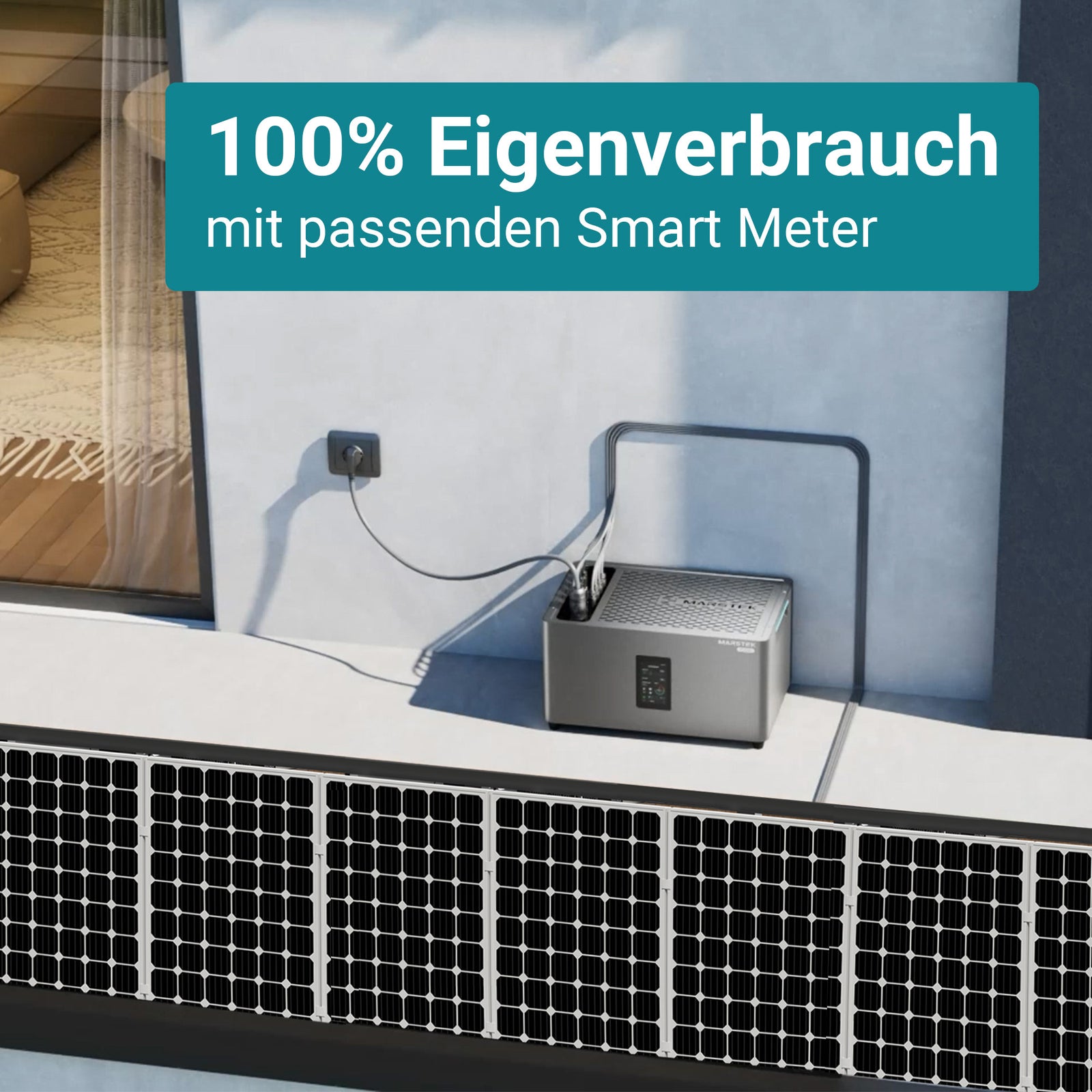 Marstek Jupiter C Plus – 2,56 kWh Speicher für Balkonkraftwerke | All-in-One mit 2400 W PV ...